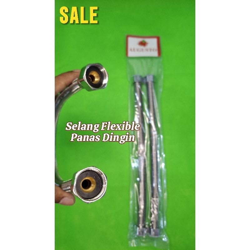 Jual Selang Panas Dingin Flexible 1/2 Slang Fleksibel Kaku Kran ...