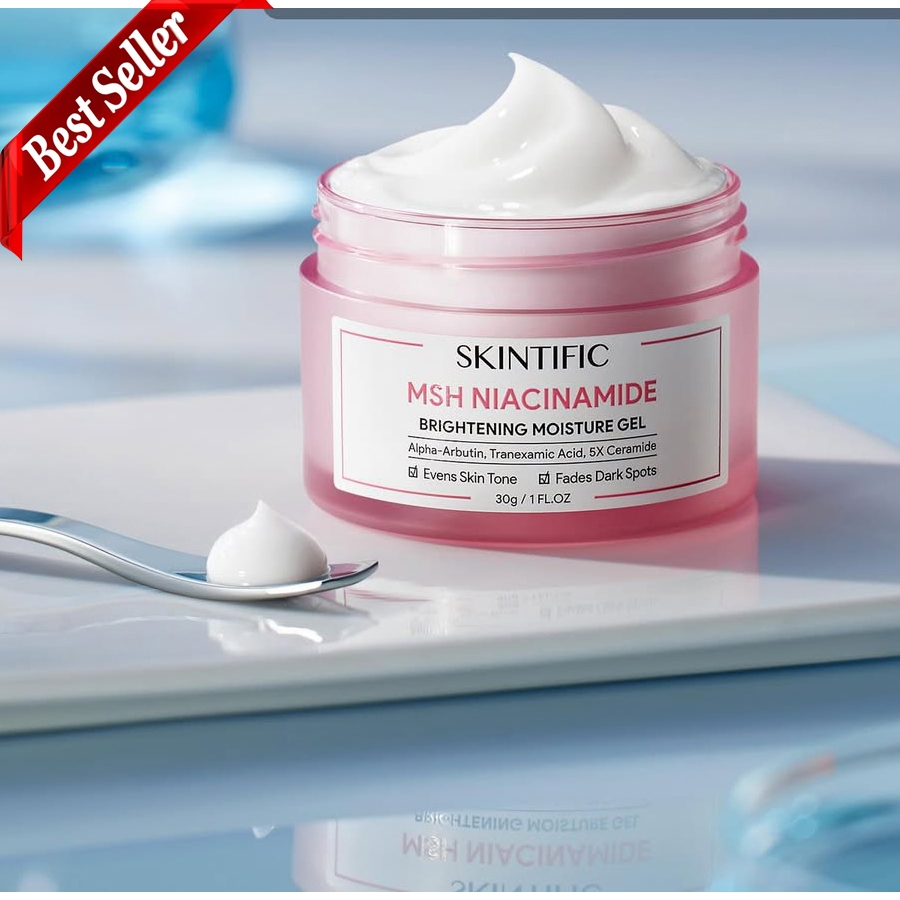 Jual ★She★-Skintific Brightening Moisturizer Gel 30g Cream Pemutih ...