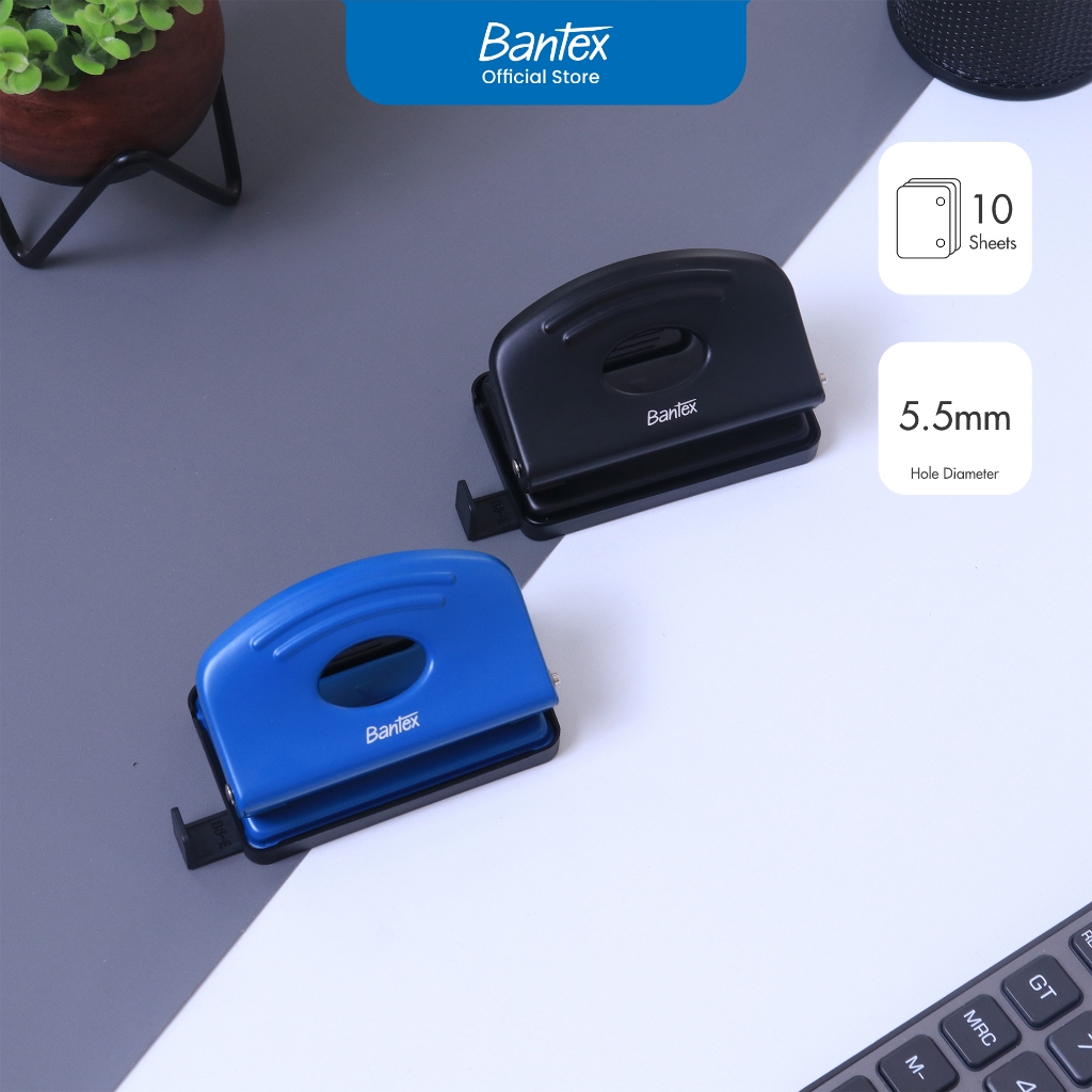 Jual Bantex Pelubang / Pembolong Kertas / Punch Besi Metal Untuk 10 ...