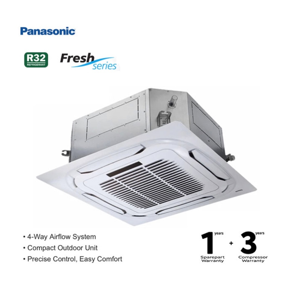 Jual Panasonic AC Cassette Non Inverter Fresh Series 5 PK ( 3 Phase ...