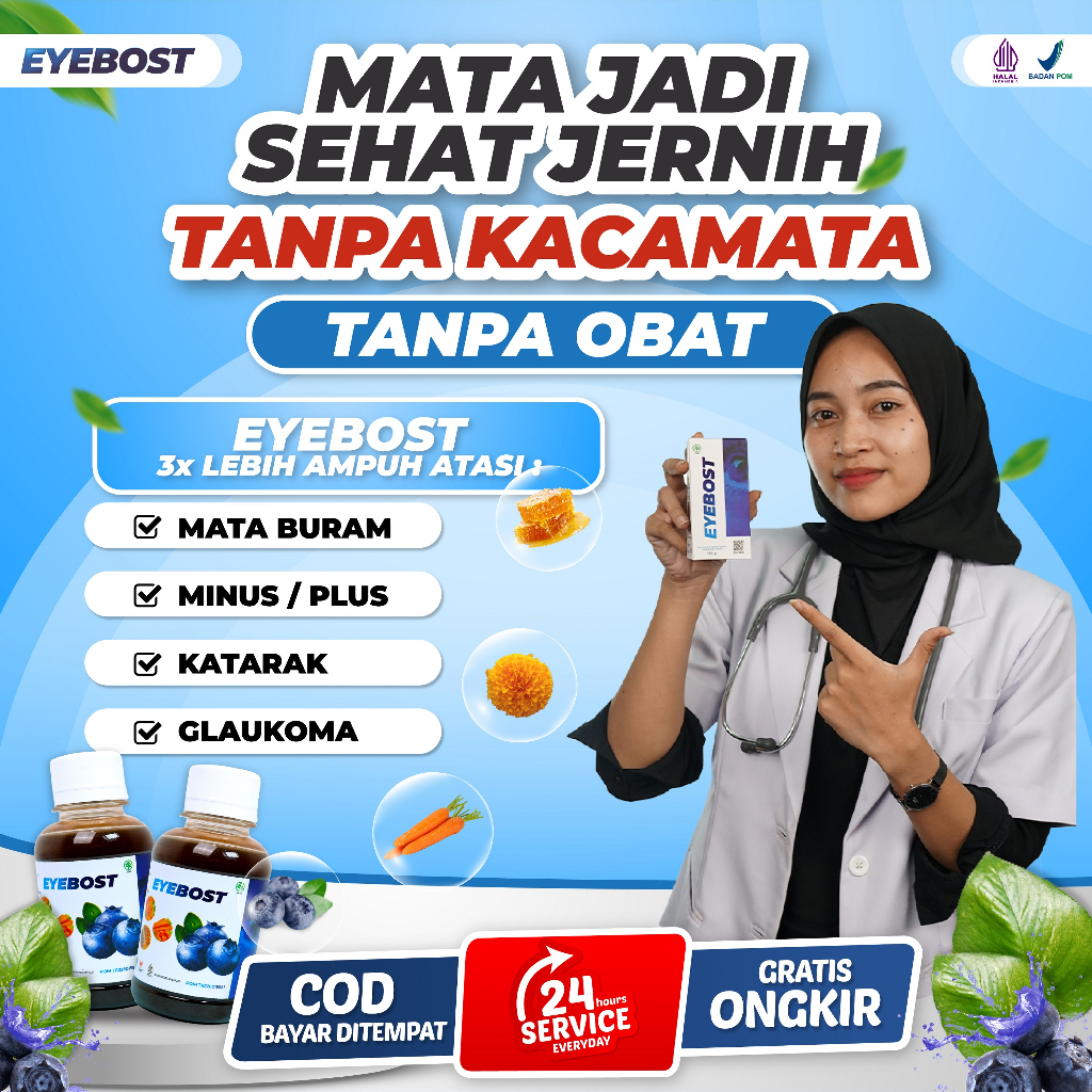 Jual EYEBOST - Vitamin Mata Madu Herbal Alami Lebih Ampuh Untuk ...