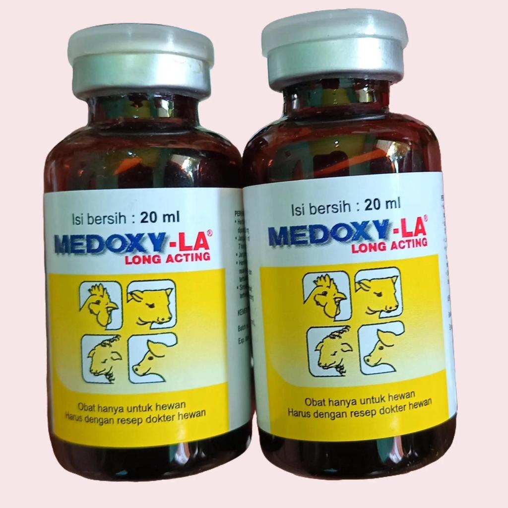 Jual Medoxy La 20ml, obat infeksi pernafasan dan pencernaan ayam ...