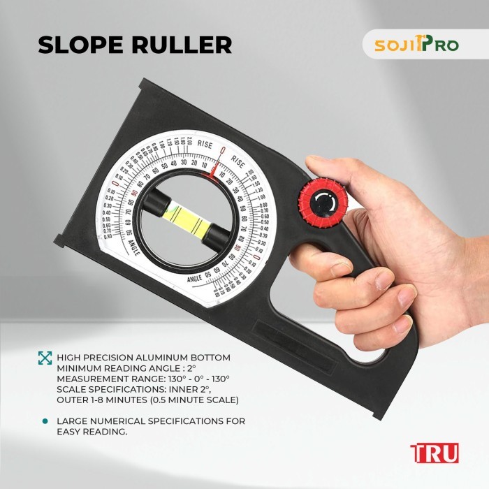 Jual Waterpass Angle Angel Slope Meter Ruller Alat Ukur Kemiringan ...