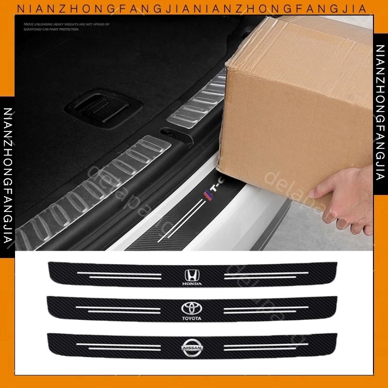 Jual Sticker Carbon 3D Pengaman Bagasi Belakang Bumper Stiker Sill Anti ...