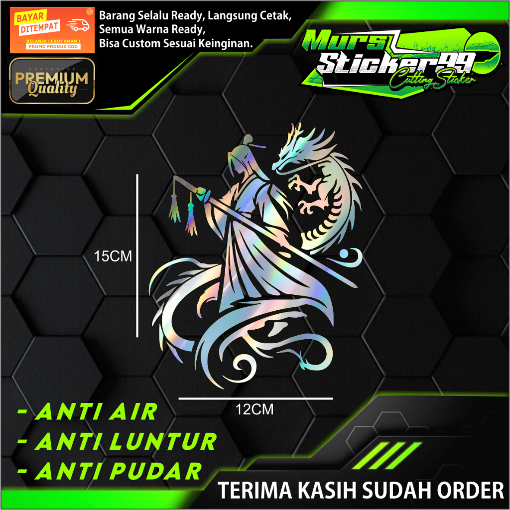 Jual Sticker LING NAGA Cocok Untuk Motor , Mobil Dan Lain Lain | Shopee ...