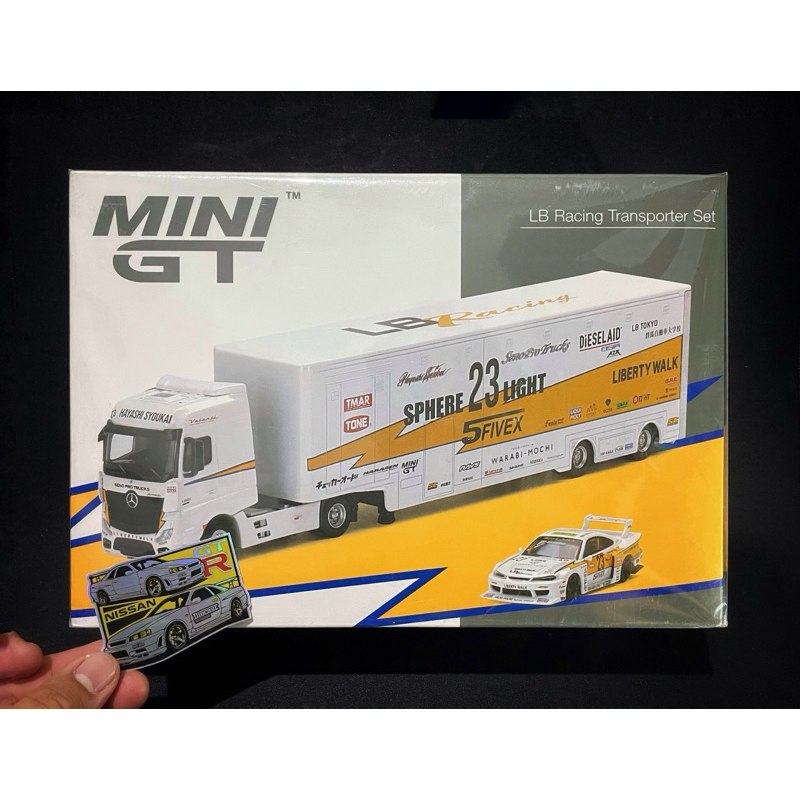 Jual Mini GT MGTS0004 MGT Mercedes-Benz Actros w/ Racing Transporter ...