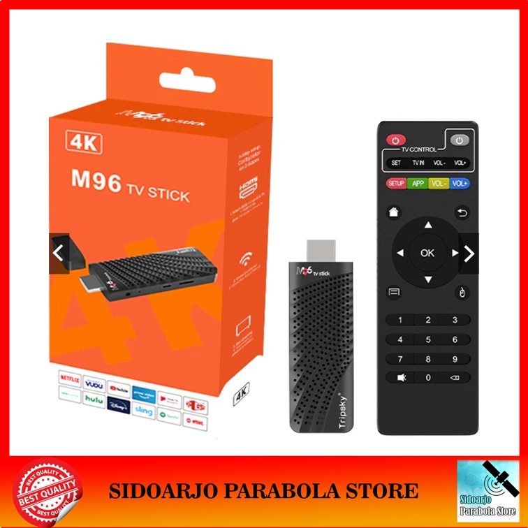 Jual HDMI Dongle Android Mini Smart Game Stick TV M96 8GB 128GB 4K ...