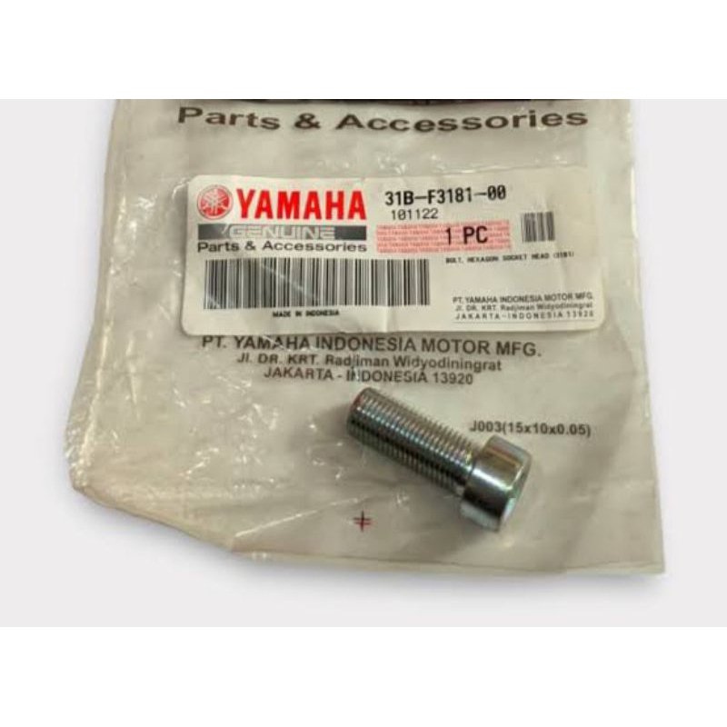 Jual Baut Suling As Skok Depan Yamaha Vixion NVL R15 31B-F3181-00 ...