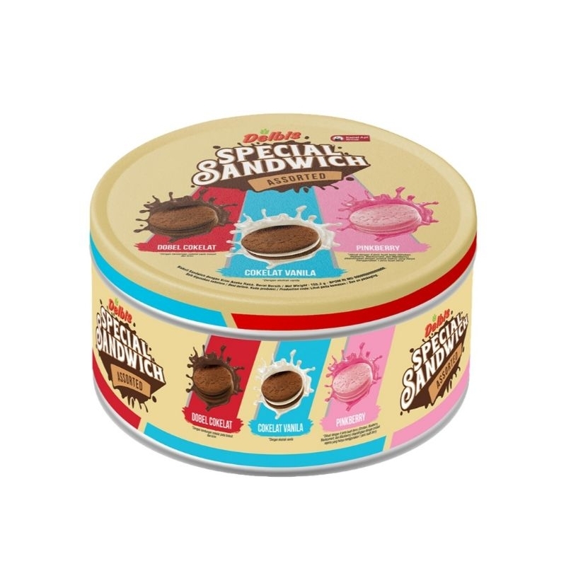 Jual delbis spesial biskuit assorted kaleng | Shopee Indonesia