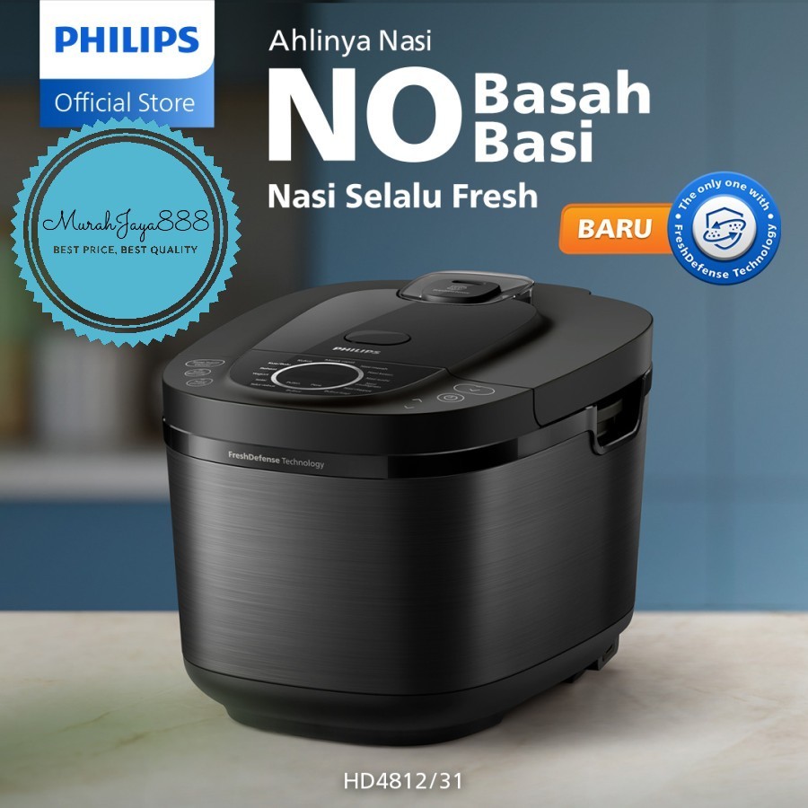 Jual Philips Digital Rice Cooker Magicom 1.8 L HD 4812 - 3000 Digital ...