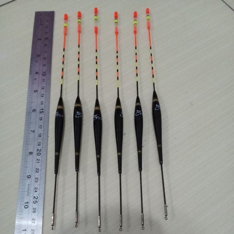 Jual Pelampung Pancing Anti Badai Tabung Starlet warna hitam panjang ...