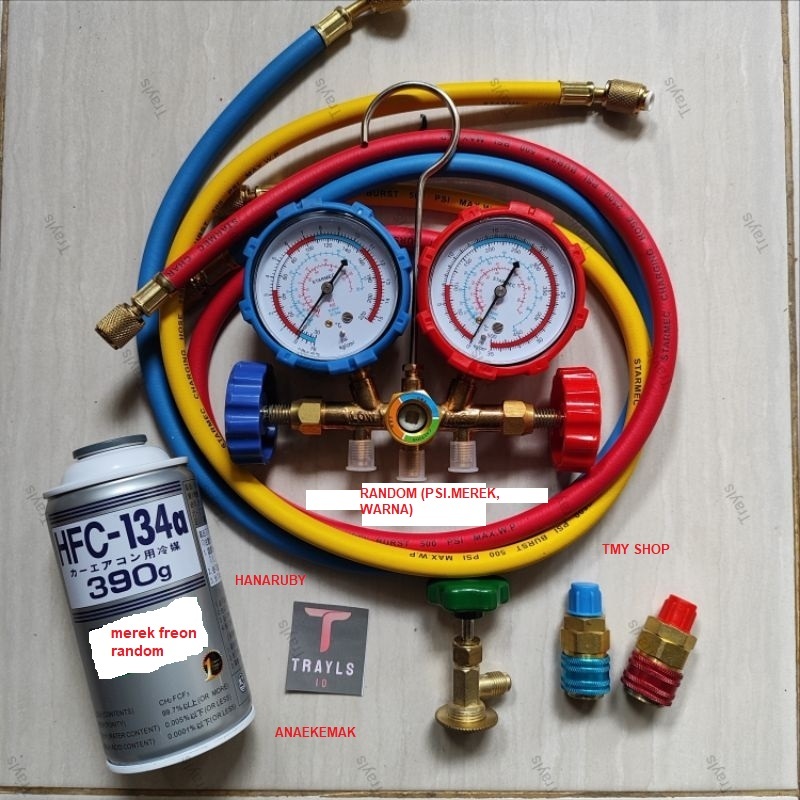 Jual 1 Set Paket lengkap Alat Isi ulang double manifold / single ...