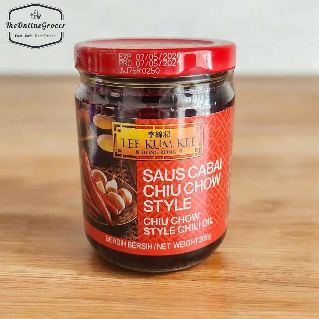 Jual Lee Kum Kee Chiu Chow Style Chili Oil- Saus Minyak Cabe 205 g ...
