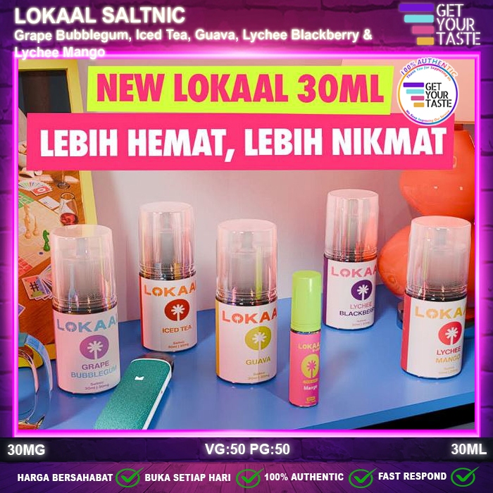 Jual Liquid Lokaal Saltnic 30ML All Variant Salt Nic 30ML by Lokaal ...