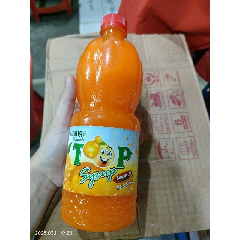 Jual Sirup Top Orange 800 ml x12 / Syrup Lebaran IdulFitri Telaris ...