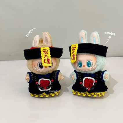 Jual BAJU LABUBU Vampir | Baju Labubu Vampire | Costume Labubu v1 v2 ...