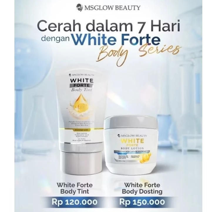 Jual MS GLOW - BODY LOTION FORTE SERIES - Original 100% | Shopee Indonesia