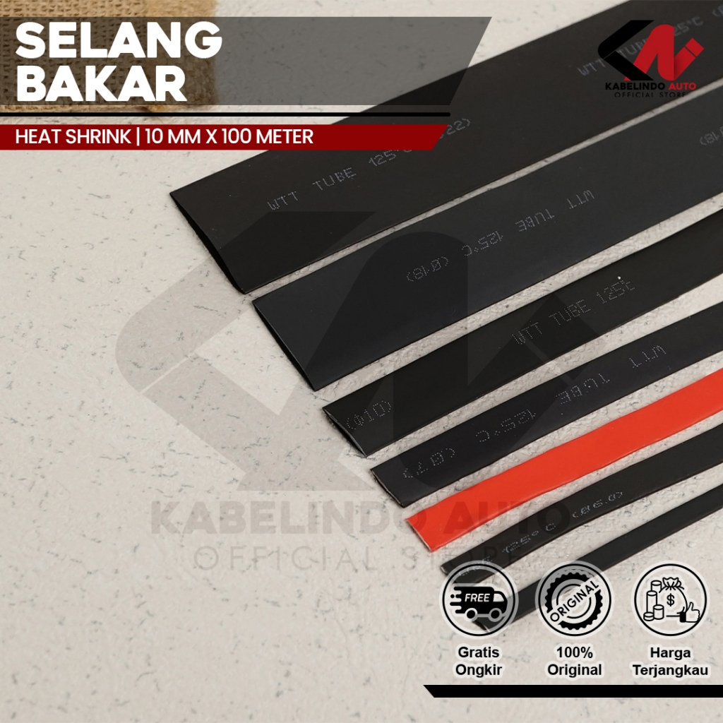 Jual Selang Bakar / Heat Shrink Tube / Selongsong Kabel Bakar ...