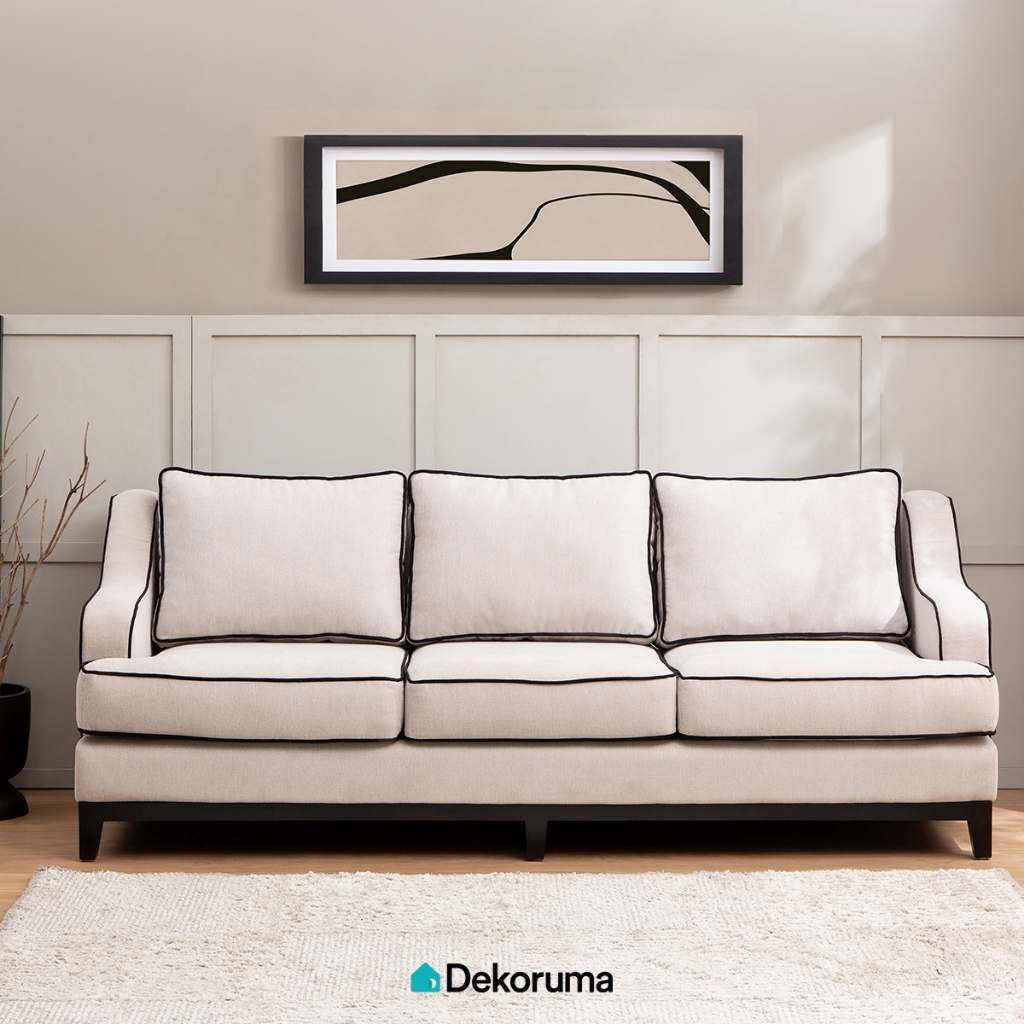 Jual Dekoruma MIURA Sofa Minimalis 3 Dudukan / Sofa Ruang Tamu 3 Seater ...