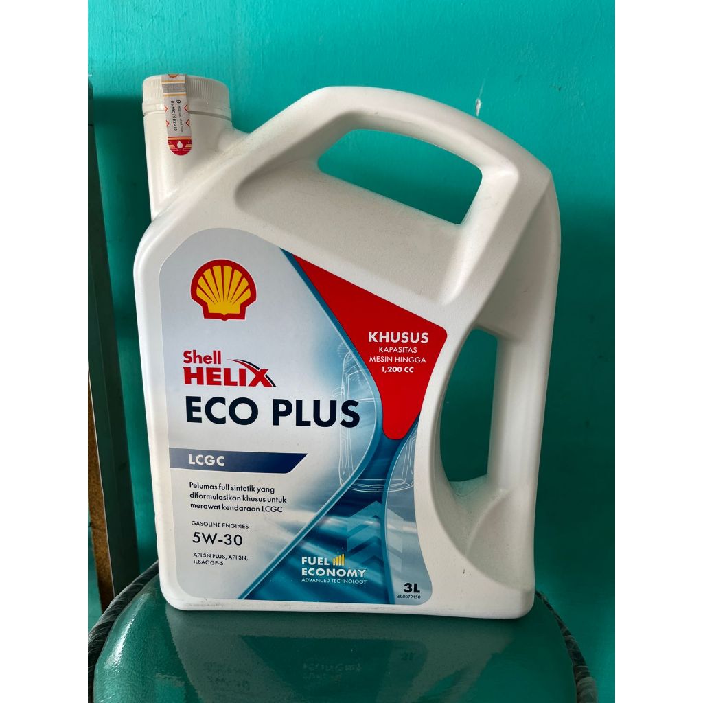 Jual Oli Shell Helix Eco Plus 5w-30 3L | Shopee Indonesia