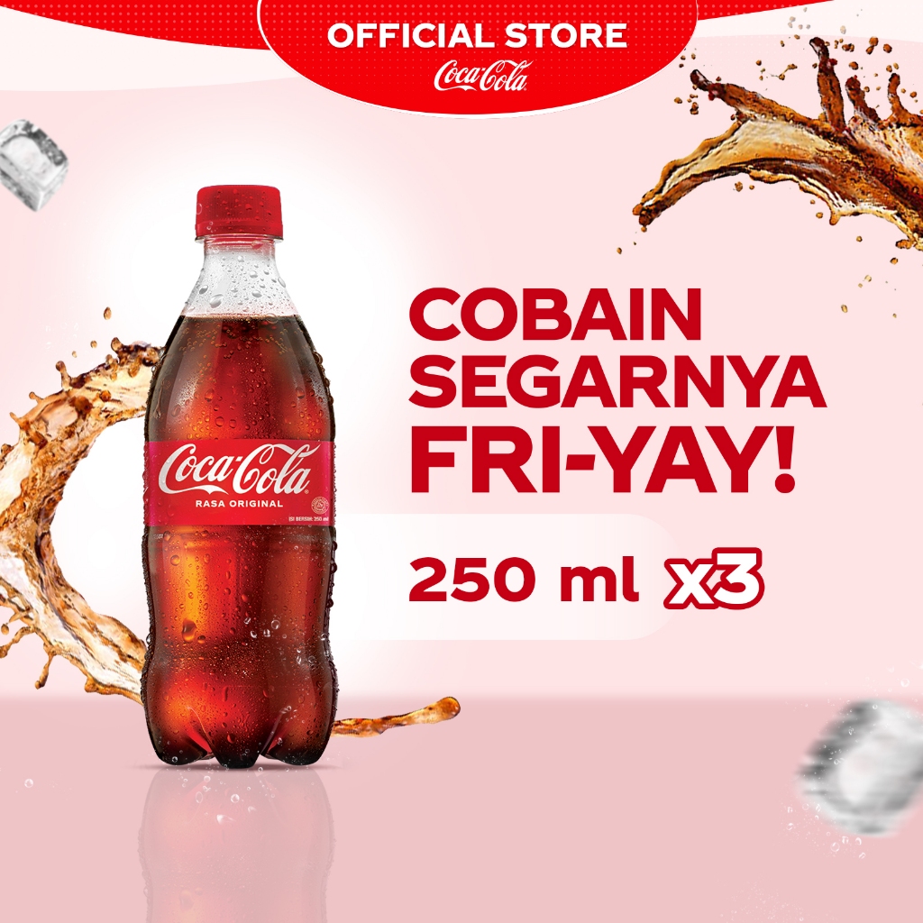 Jual Coca-Cola Original - Minuman Soda Rasa Kola - Botol 250ml - x3 Pcs ...