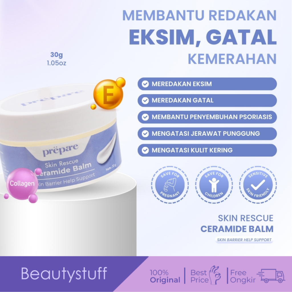 Jual Prepare - Obat Gatal Gatal Eczema Cream Lotion Untuk Kulit Kering ...