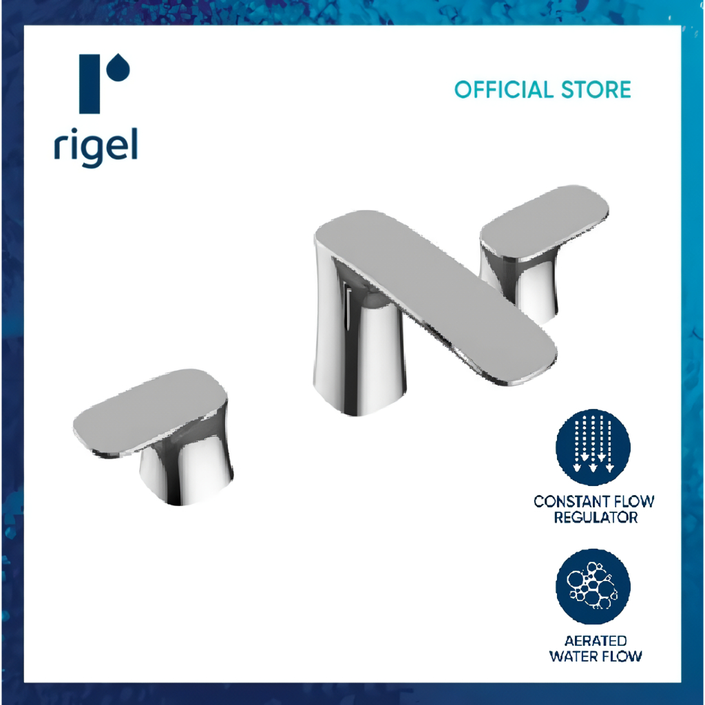 Jual Rigel Deck Mounted 3-Holes Basin Mixer R-MXB8607H3 | Shopee Indonesia