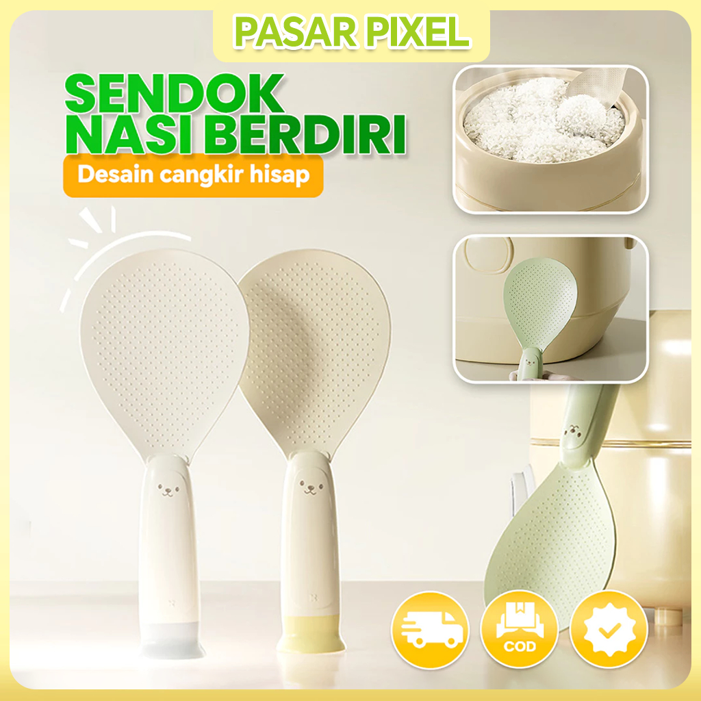 Jual Sendok nasi beruang dapur cangkir hisap dapat berdiri tegak ...