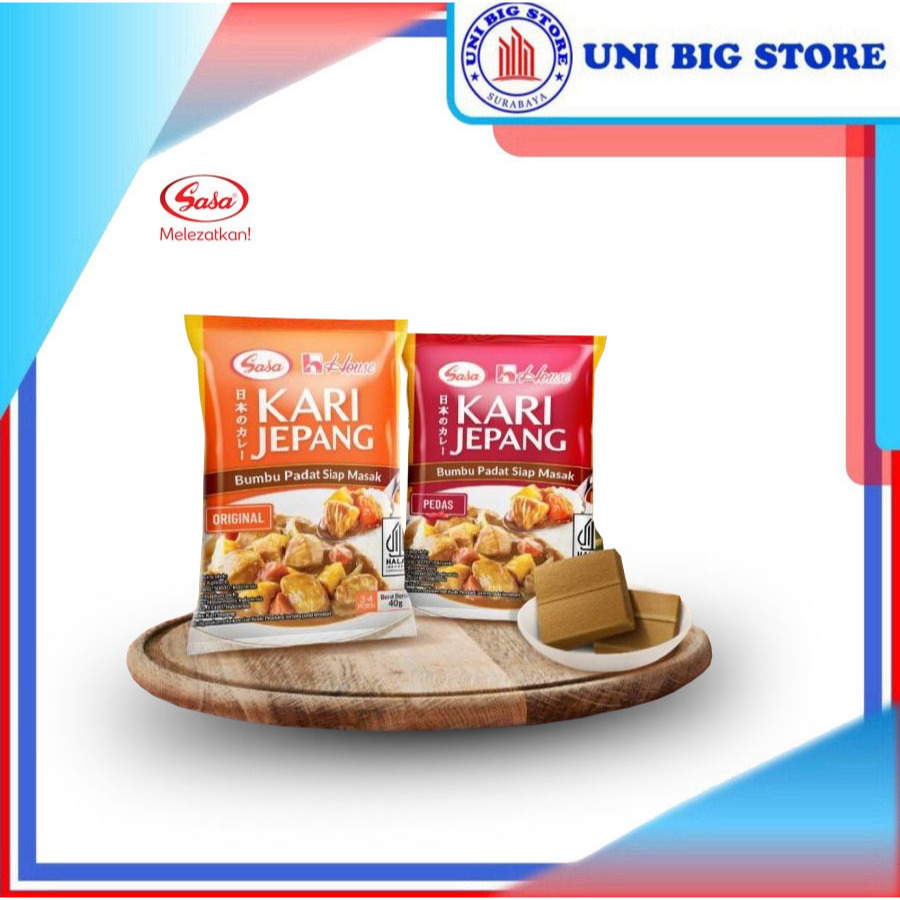 Jual Sasa House Japanese Curry Original Spicy 40 gr Bumbu Padat Kari ...