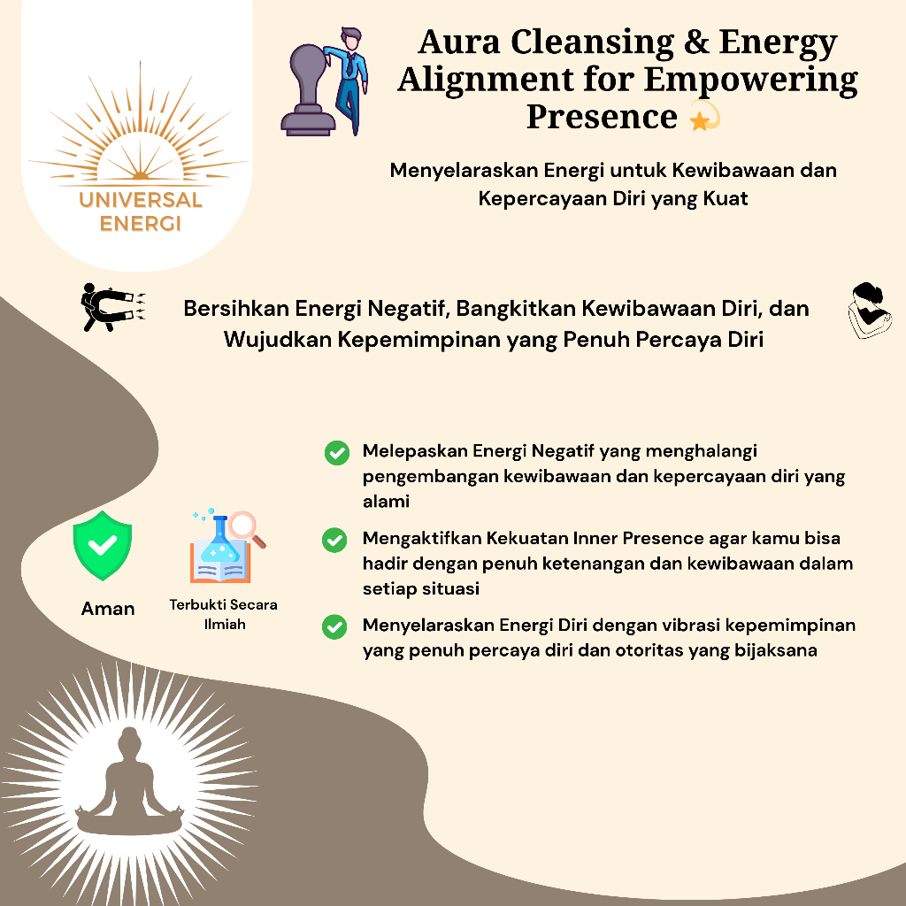Jual Aktivasi Aura Untuk Kewibawaan - Energy Aligtment For Empowering ...