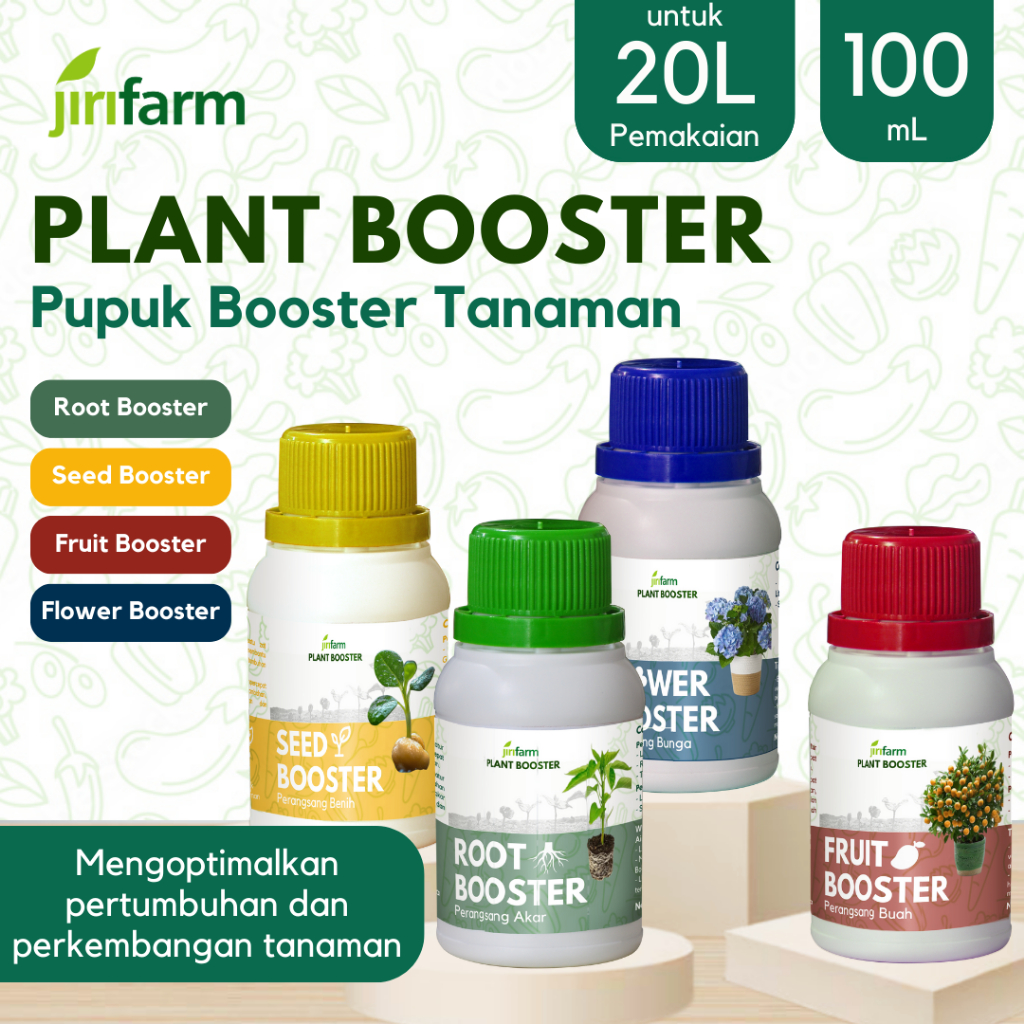 Jual JIRIFARM - Root Plant Fruit Flower Seed Booster Pupuk Akar Tanaman ...