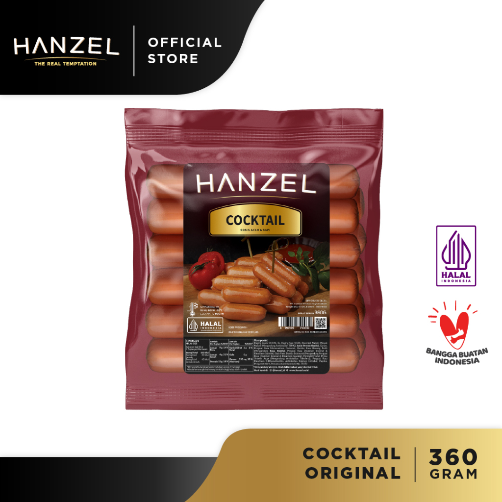 Jual Sosis Hanzel Beef Cocktail 360 gram (isi 22 pcs) | Shopee Indonesia