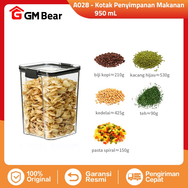 Jual GM Bear Food Storage Jar Container - Kotak Penyimpanan Toples ...