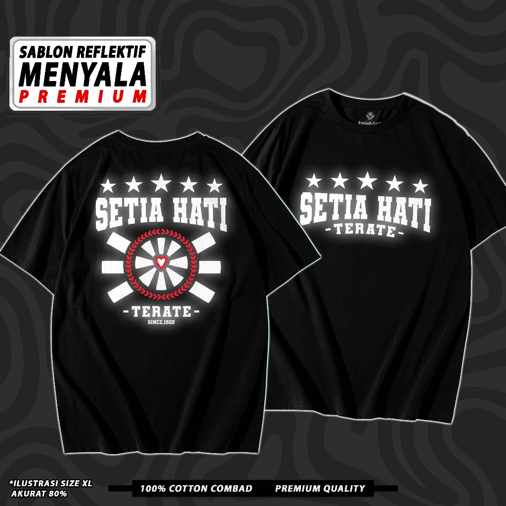Jual KAOS PSHT - REFLEKTIF MENYALA SAAT TERKENA CAHAYA - SETIA HATI ...