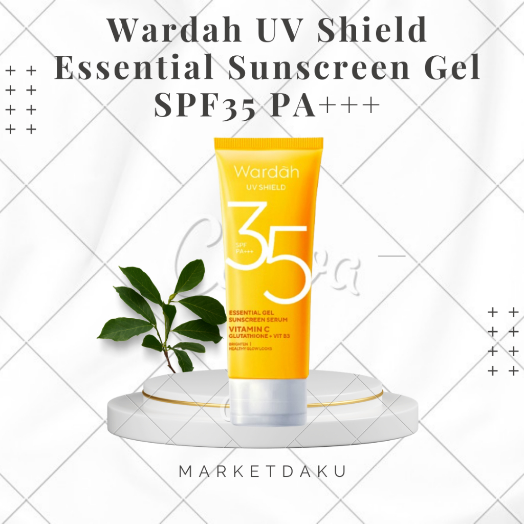 Jual WARDAH UV Shield Essential Sunscreen Gel SPF 35 PA+++ 40 ml ...