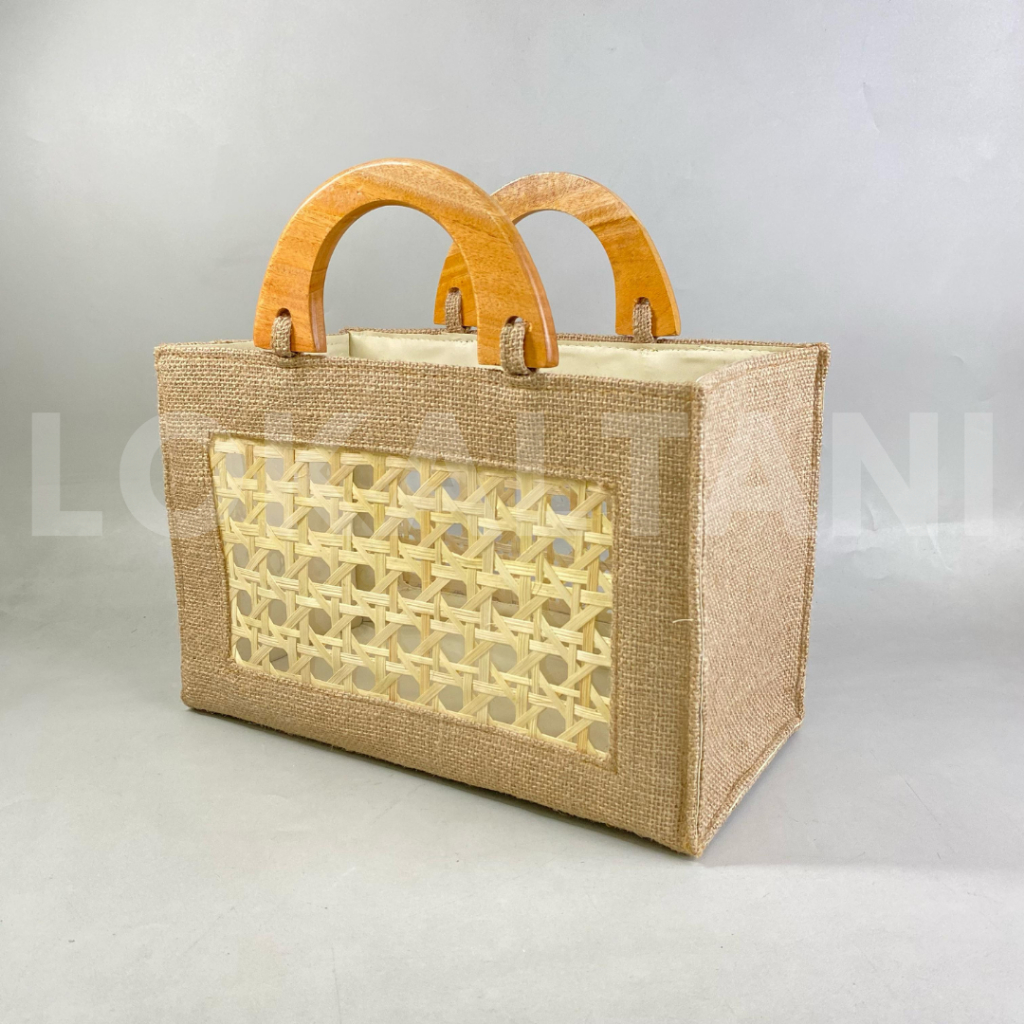 Jual Tas Goni Anyaman/ Tas Hampers Goni Mix Anyaman/ Tas Goni Kue ...