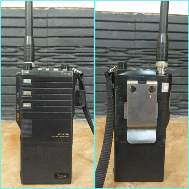 Jual HT LANGKA JADUL ICOM IC-2GA VHF JADUL,ANTIK MULUS SEGEL ORIGINAL ...