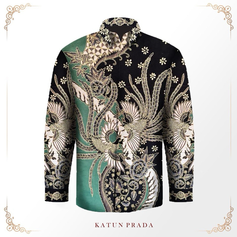 Jual Kain Batik Tulis Katun Prada Exclusive Pola Kemeja - MD04 | Shopee ...