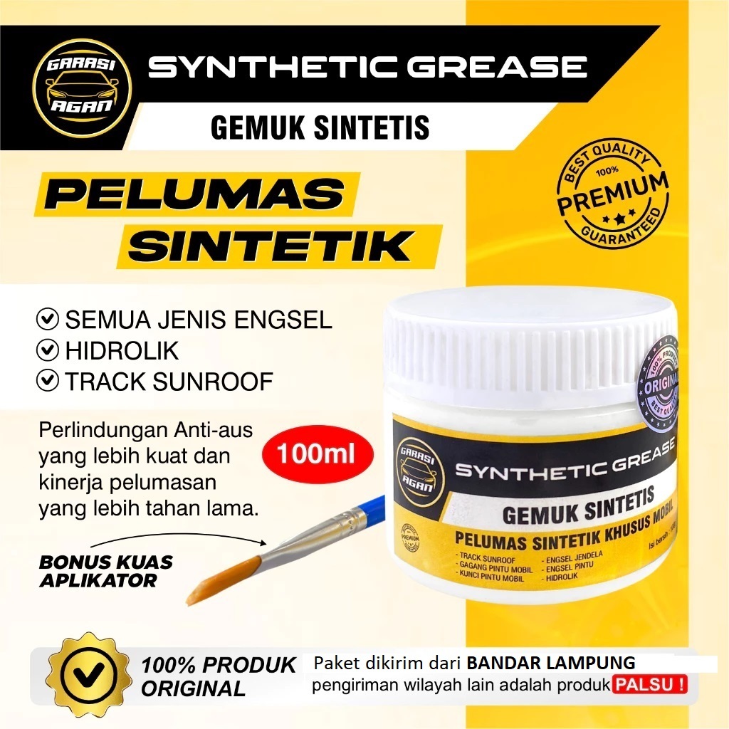 Jual GEMUK BENING SINTETIS PELUMAS SINTETIK GREASE PELUMAS MOTOR MOBIL ...