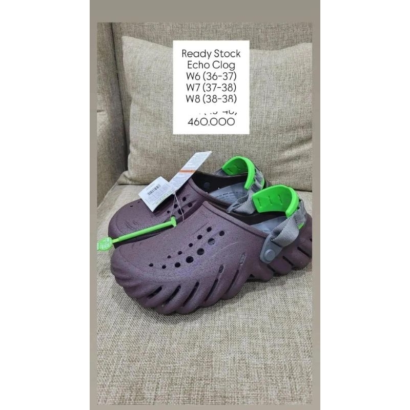 Jual CROCS ECHO CLOG COFFEE | Shopee Indonesia