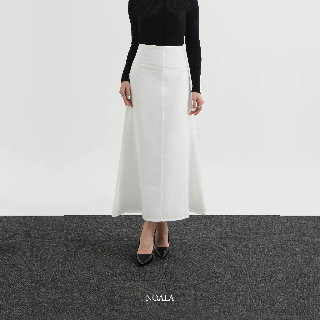 Jual NOALA - Linen Midi Pencil Skirt | Rok Minimalist Wanita | Shopee ...