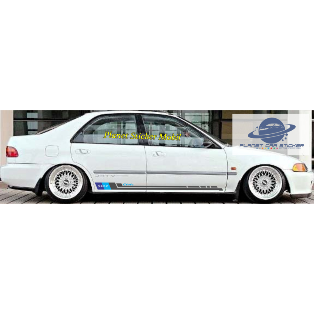 Jual best sticker civic genio stiker list stripe mobil honda civic ...