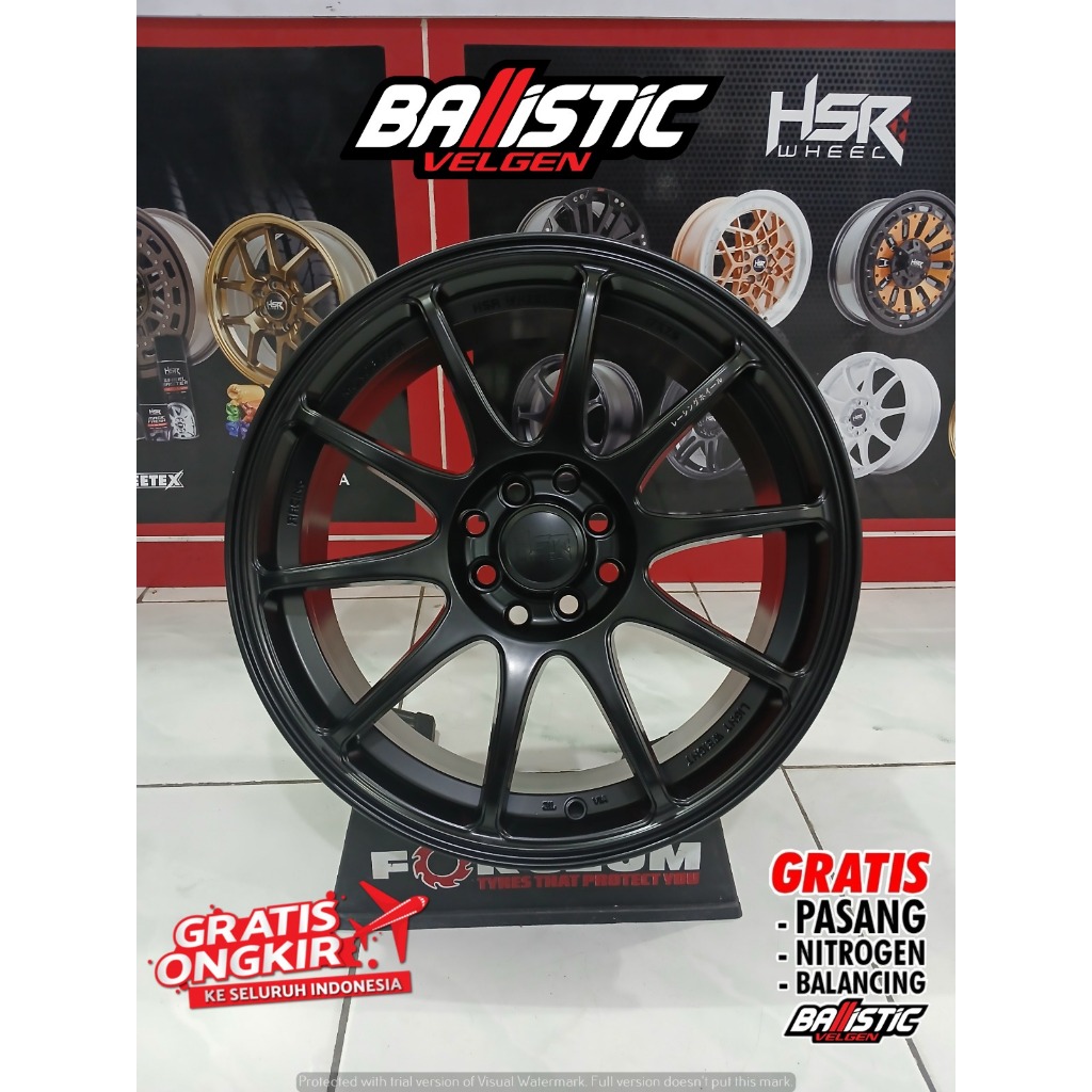 Jual Velg Mobil Ring 17 Mobilio Swif Avanza Xenia Livina Xover Pelek HSR Indy Boroko R7 Baut ...