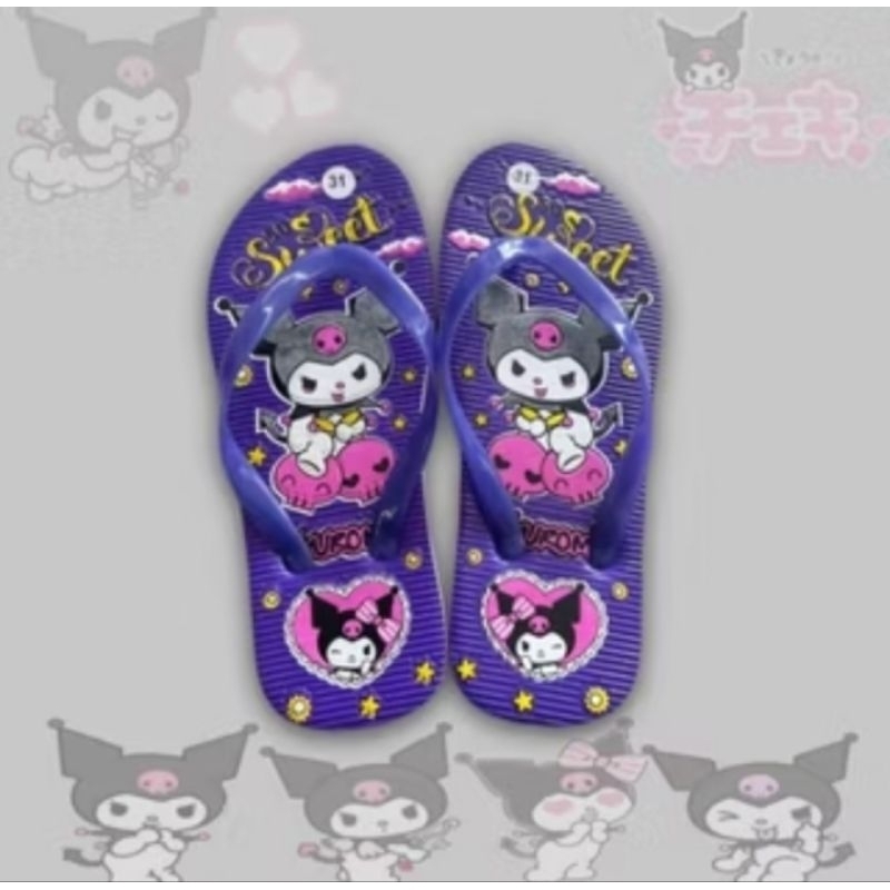 Jual Sandal jepit anak cewek MIXUE, KUDA PONI DAN KUROMI - Sandal Viral ...