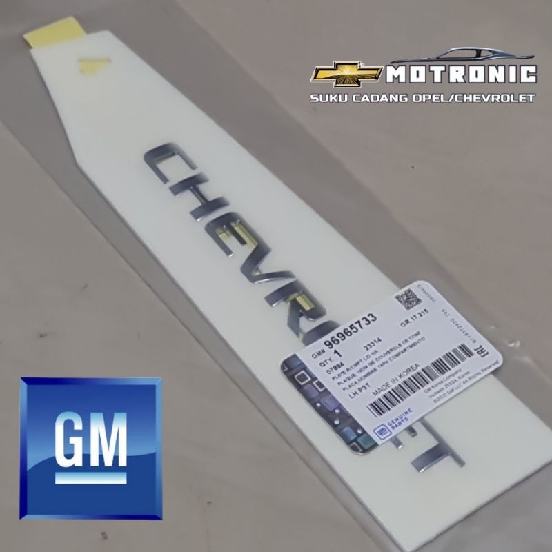 Jual Emblem tulisan chevrolet original GM spin captiva orlando trax ...