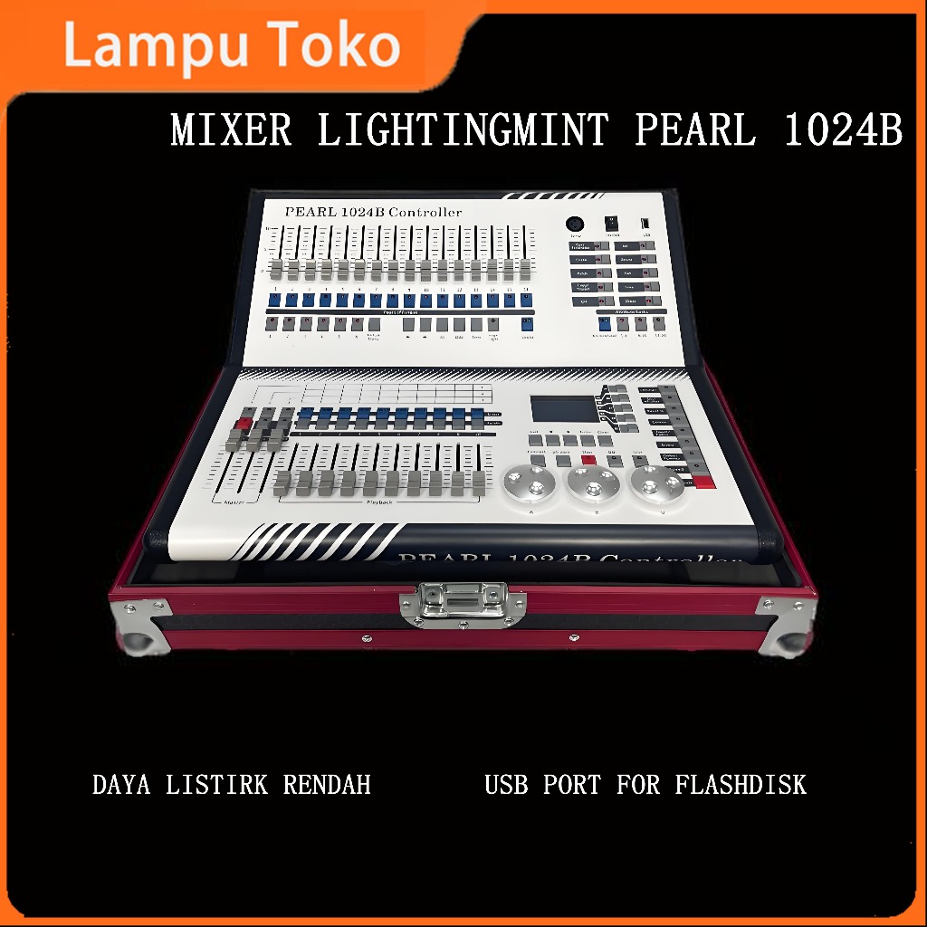 Jual ⭐Garansi 1 tahun⭐Mixer Mini pearl 1024B FREE HARDCASE Mixer ...