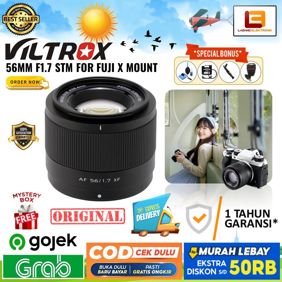 Jual Viltrox AF 56mm F1.7 APS-C Lens For Fujifilm X-Mount - Garansi Resmi | Shopee Indonesia
