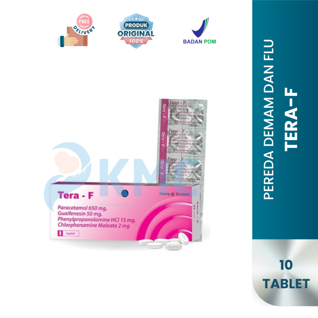 Jual Tera - F 10 Tablet Pereda Demam Dan Flu | Shopee Indonesia