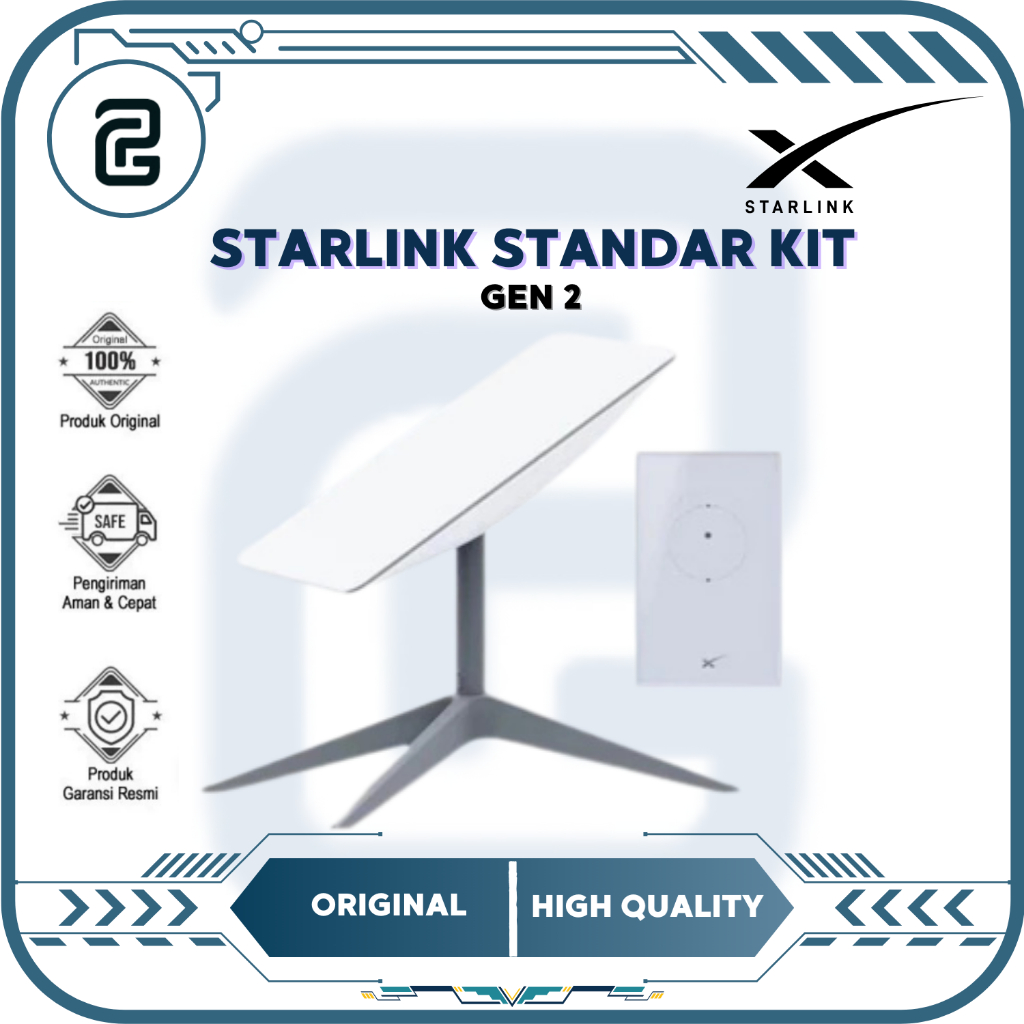 Jual STARLINK Standard Internet Kit Gen 2 Satellite Antenna & WiFi ...