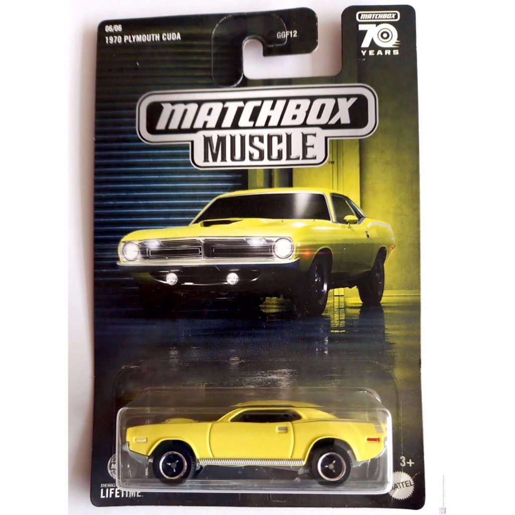 Jual Matchbox muscle plymouth Cuda kuning | Shopee Indonesia